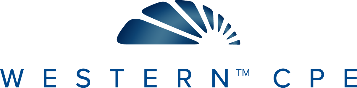 CONTINUING EDUCATION FOR TAX & FINANCIAL PROFESSIONALS - Western CPE