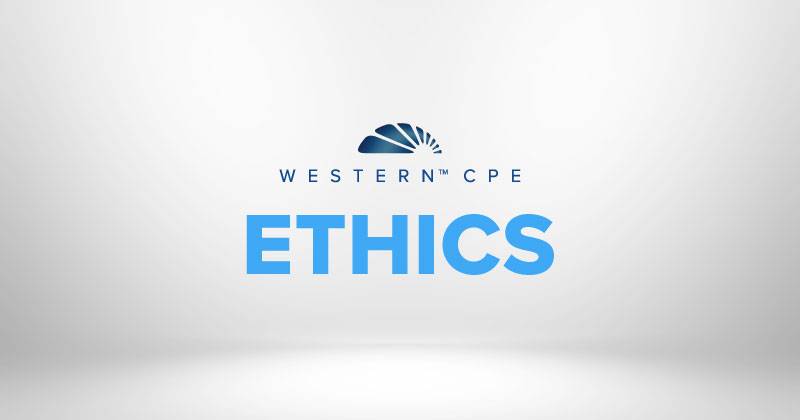 Ethics Cpe Courses Live Digital More Western Cpe