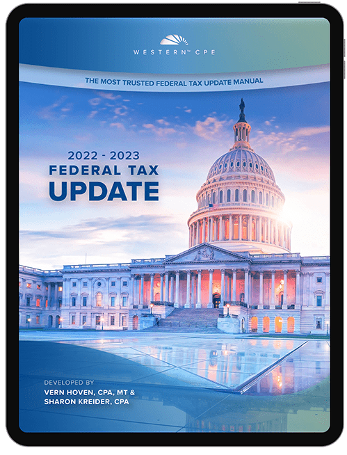 CONTINUING EDUCATION FOR TAX & FINANCIAL PROFESSIONALS - Western CPE